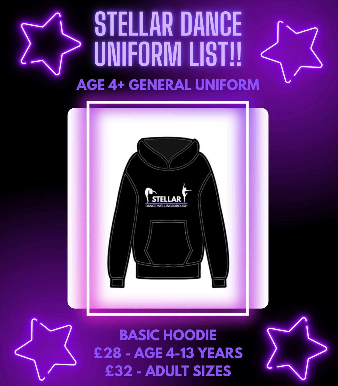 Uniform - Stellar Dance Wellingborough